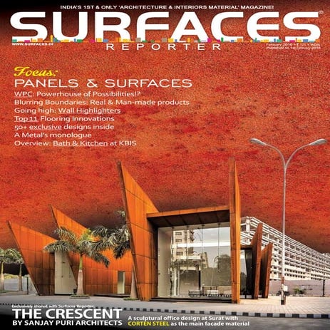 Architecture and interior design magazine surfaces reporter february ...