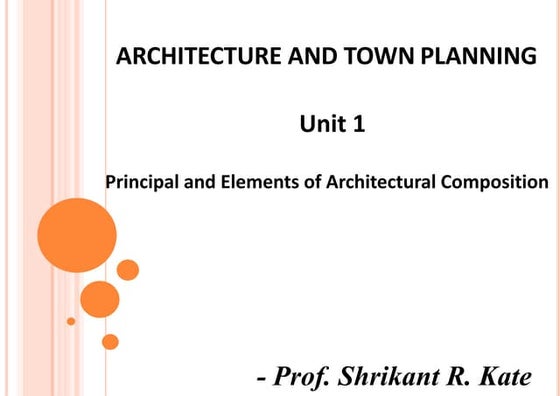 Principles of composition -Theory of Architecture | PDF