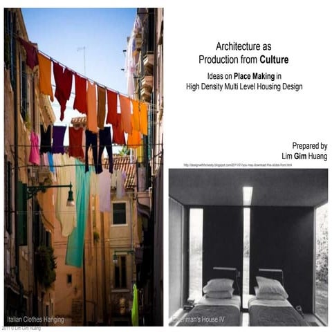 Architecture as Production from Culture | PPTX