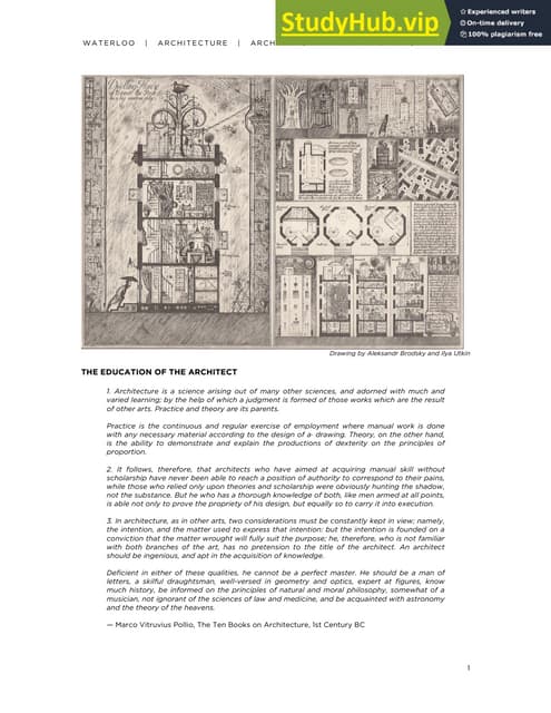 Course content of b. arch programme | PPT