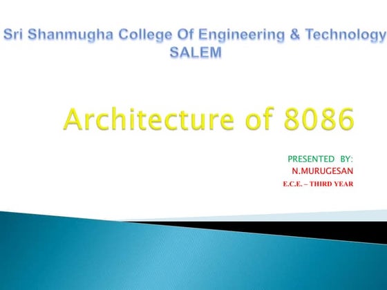 8086 lectures | PDF
