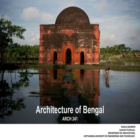 Architecture of Bengal Mughal and Sultanate Period | PPTX