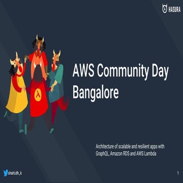 Architecture Of Scalable And Resilient Apps With Graphql Amazon Rds 0044