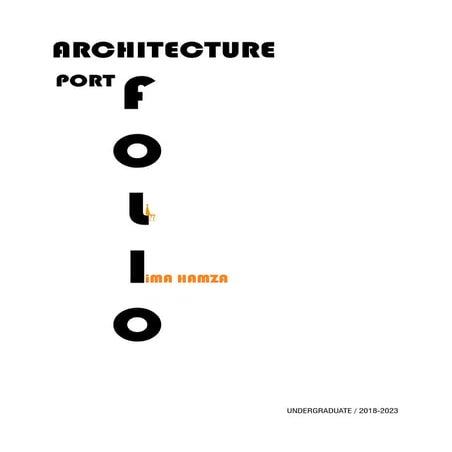 Architecture Portfolio Lima Hamza Pdf