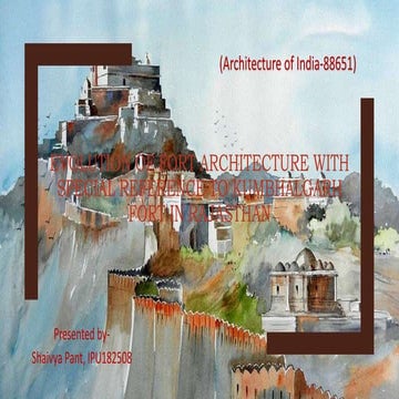Maratha Architecture | History of Architecture | PDF
