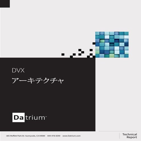 Datrium DVX アーキテクチャー ホワイトペーパー | PDF