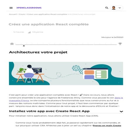 Architecturez votre projet créez une application react complète - open ...