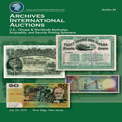 Archives International Auctions Sale 54 July 24th 2019 | PDF