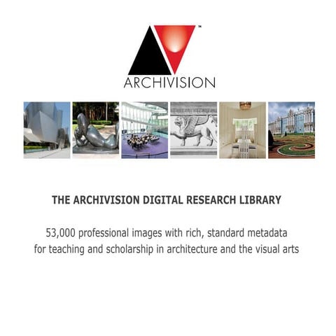 THE ARCHIVISION DIGITAL RESEARCH LIBRARY | PPT | Desktop Publishing ...
