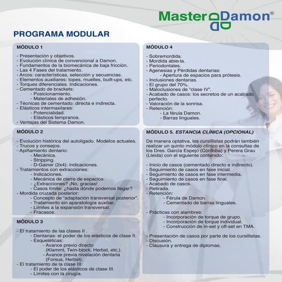 Master Damon: Programa | PDF
