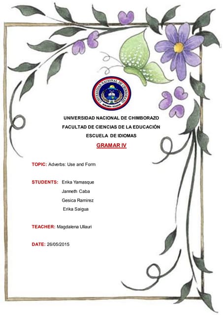 ADVERBS IN NARRATION.ppt