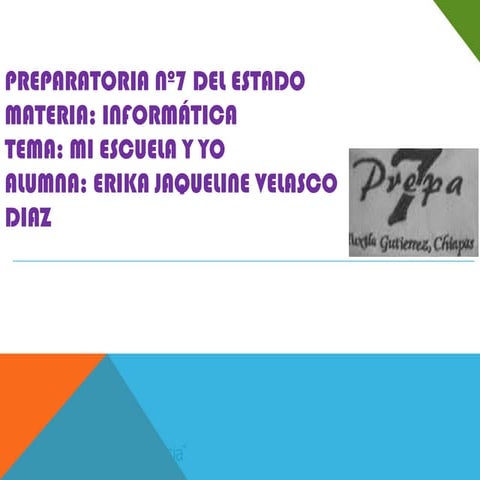 Mi escuela y yo | PPTX