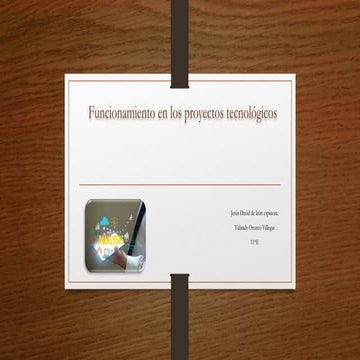 Proyecto tecnologico | PPTX