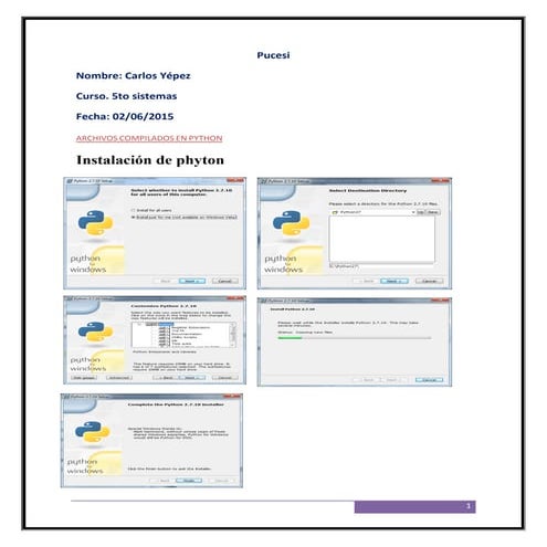 Archivos compilados en python | PDF | Programming Languages | Computing