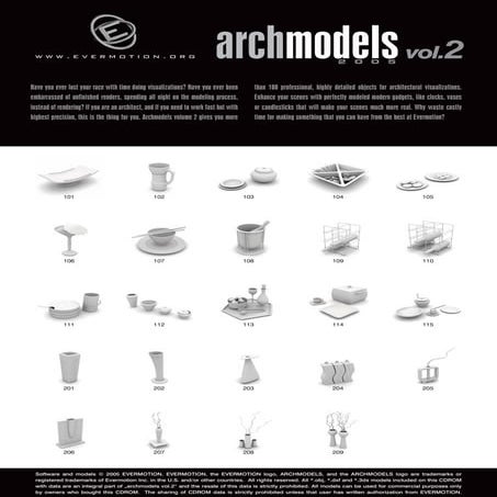 Archmodels vol 2 | PDF