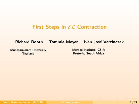 Next Steps in Propositional Horn Contraction | PDF