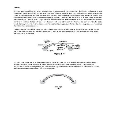 Estructuras de arco | DOCX
