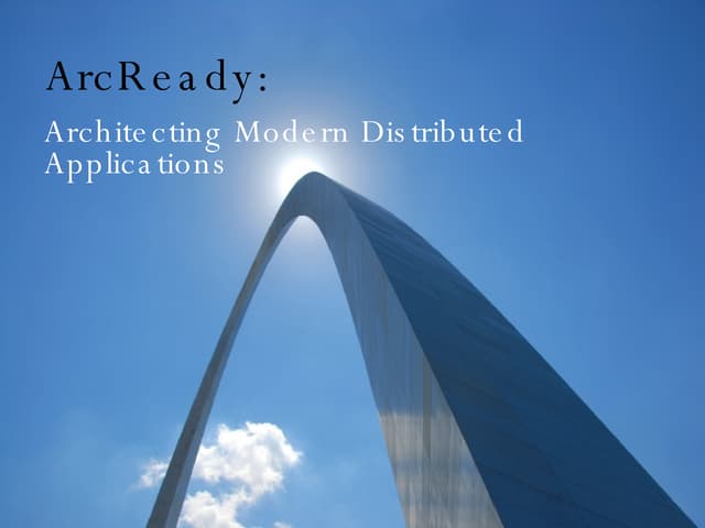 Arcready Architecting Modern Distributed Applications Ppt