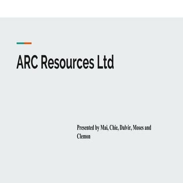Arc resources ltd | PPT
