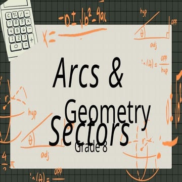 Geometry 11.6 Area of Circles Sectors and Segments.ppt
