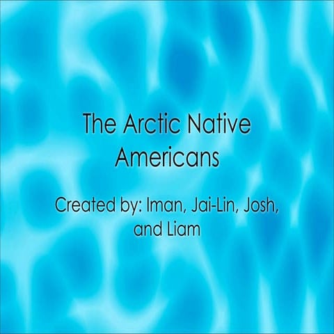 Arctic Native Americans | PDF