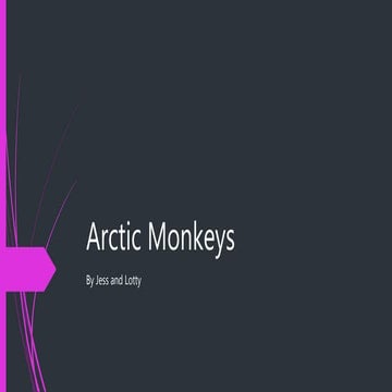 Arctic monkeys media | PPTX