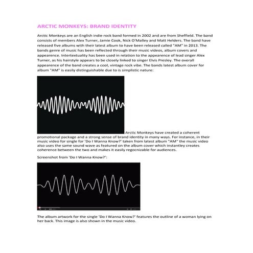 Arctic Monkeys Wave Logo ARCTIC MONKEYS BAND SIGNED AUTOGRAPH POSTER