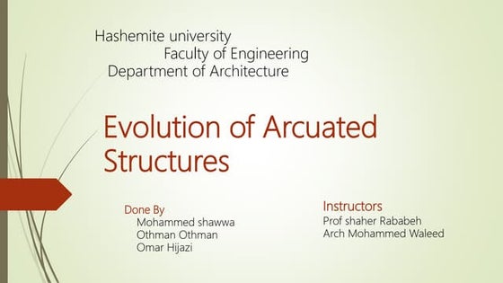 An introduction to arches | PPT