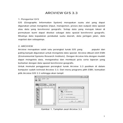 Arcvie gis 3 | PDF