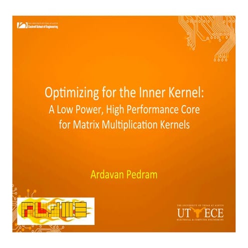 Custom Computer Engine for Optimizing for the Inner kernel of Matrix ...