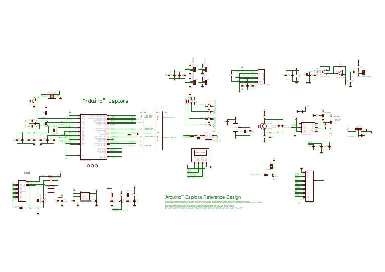 Arduino Esplora Schematic