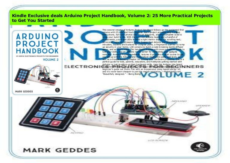 Arduino Project Handbook Volume 1 Pdf 