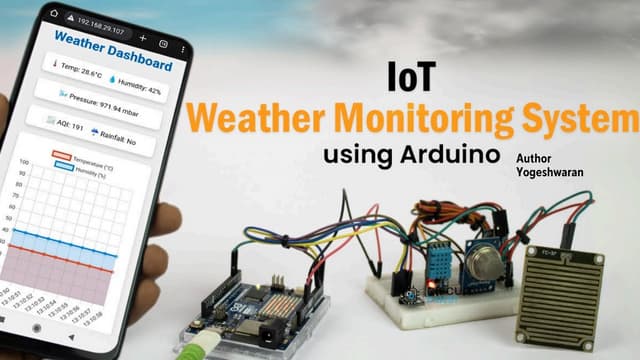 Build An Iot Based Weather Monitoring System Using Arduino Ppt 5887