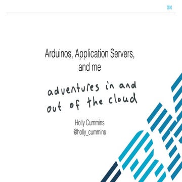 An Arduino, an application, server, and me | PPT