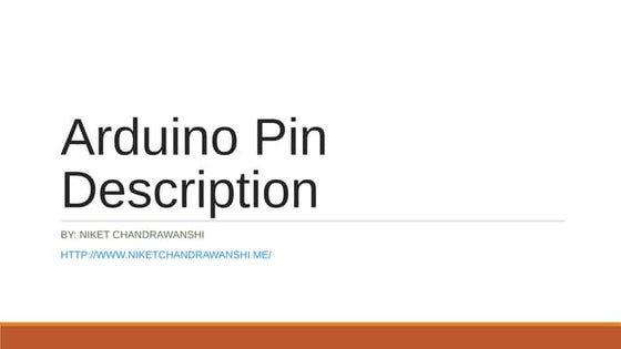 Arduino For Beginners Introduction To Arduino Presentation Codewithgauri Pptx