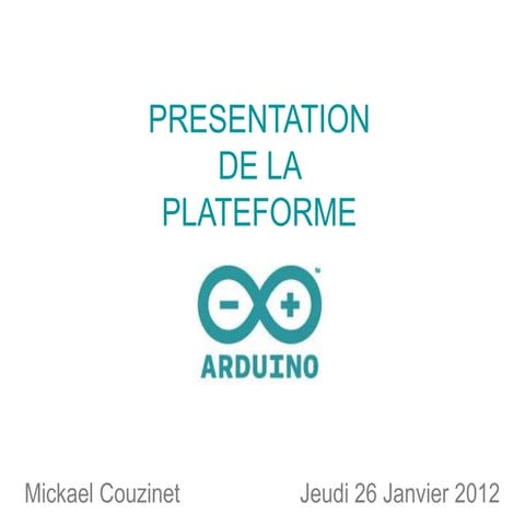 Introduction à Arduino | PPT