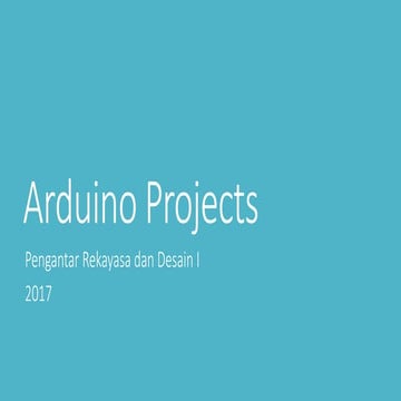 Arduino Project 2017 | PDF