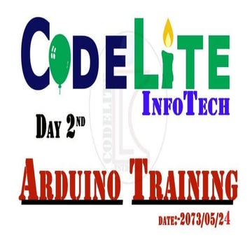 Arduino training day 2 | PPT