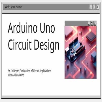Arduino Uno Circuit Design.pptxqqwkwnsnn | PPTX