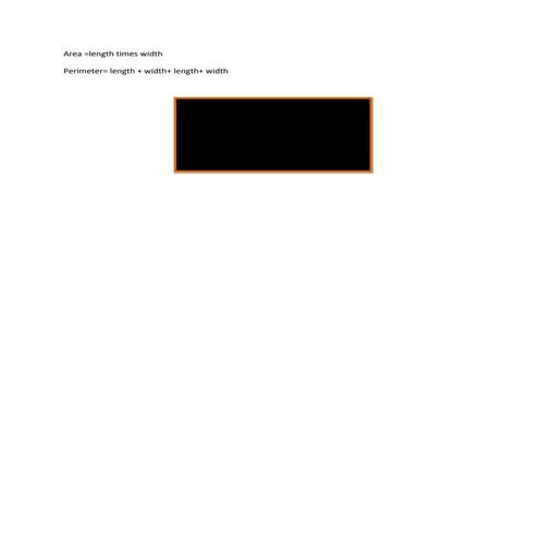 Area of rectangle | DOCX