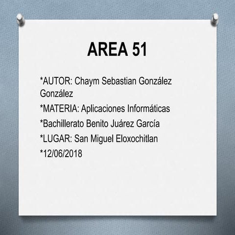 Area 51 | PPTX