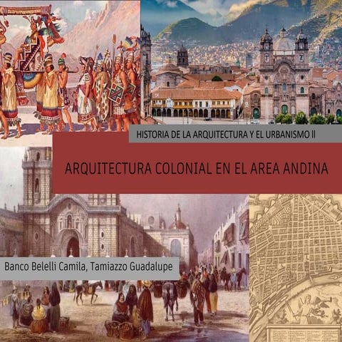 Arquitectura colonial en el area Andina- Historia | PDF