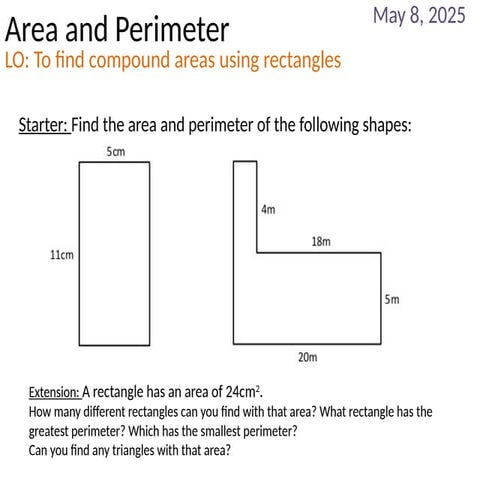 Area and Perimeter.pptxxxxxxxxxxxxxxxxxxx | PPT