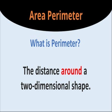 Area and Perimeter Powerpoint - Distance and More | PPTX
