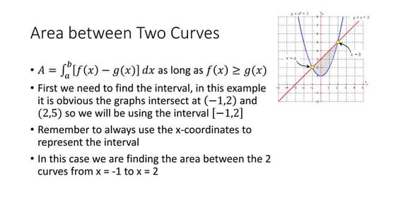 7.1 area between curves | PPT
