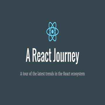 A React Journey Ppt