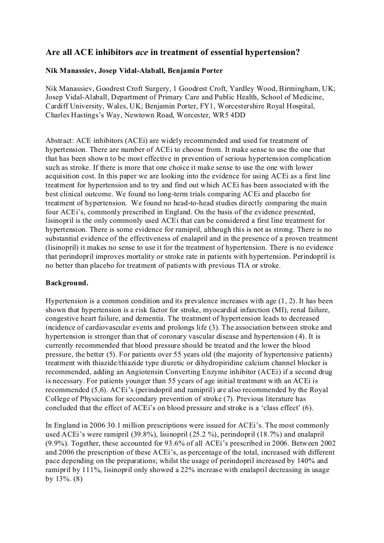 are-all-ace-inhibitors-ace-in-treatment-of-essential-hypertension