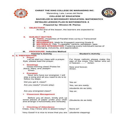 Area of a Sector of a Circle Final Grade 7 | DOCX
