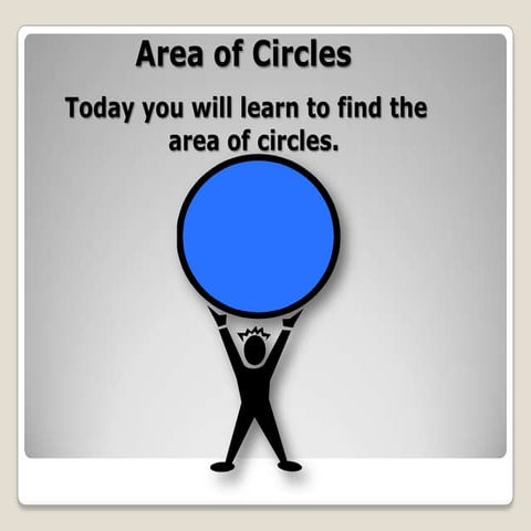 Area of circle ppt