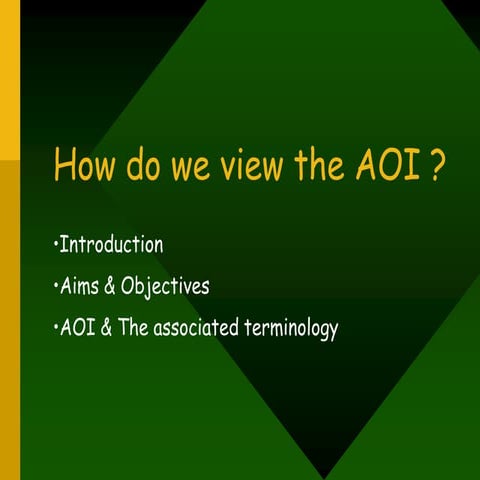 Area of interaction presentation | PPT